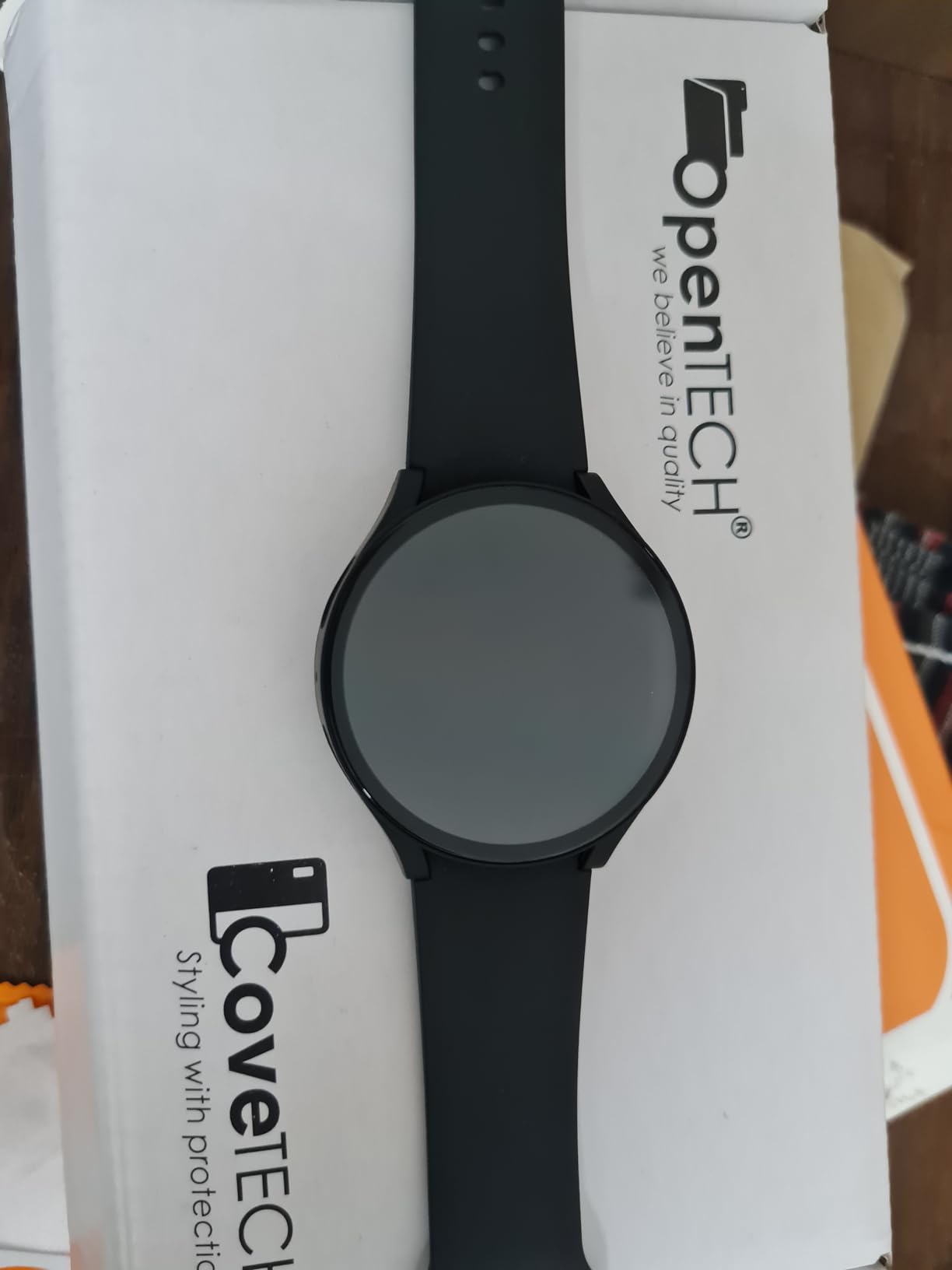 OpenTech Hard Matte Silicone Protection Front Case Cover For Samsung Galaxy Smartwatch 4 Classic ...