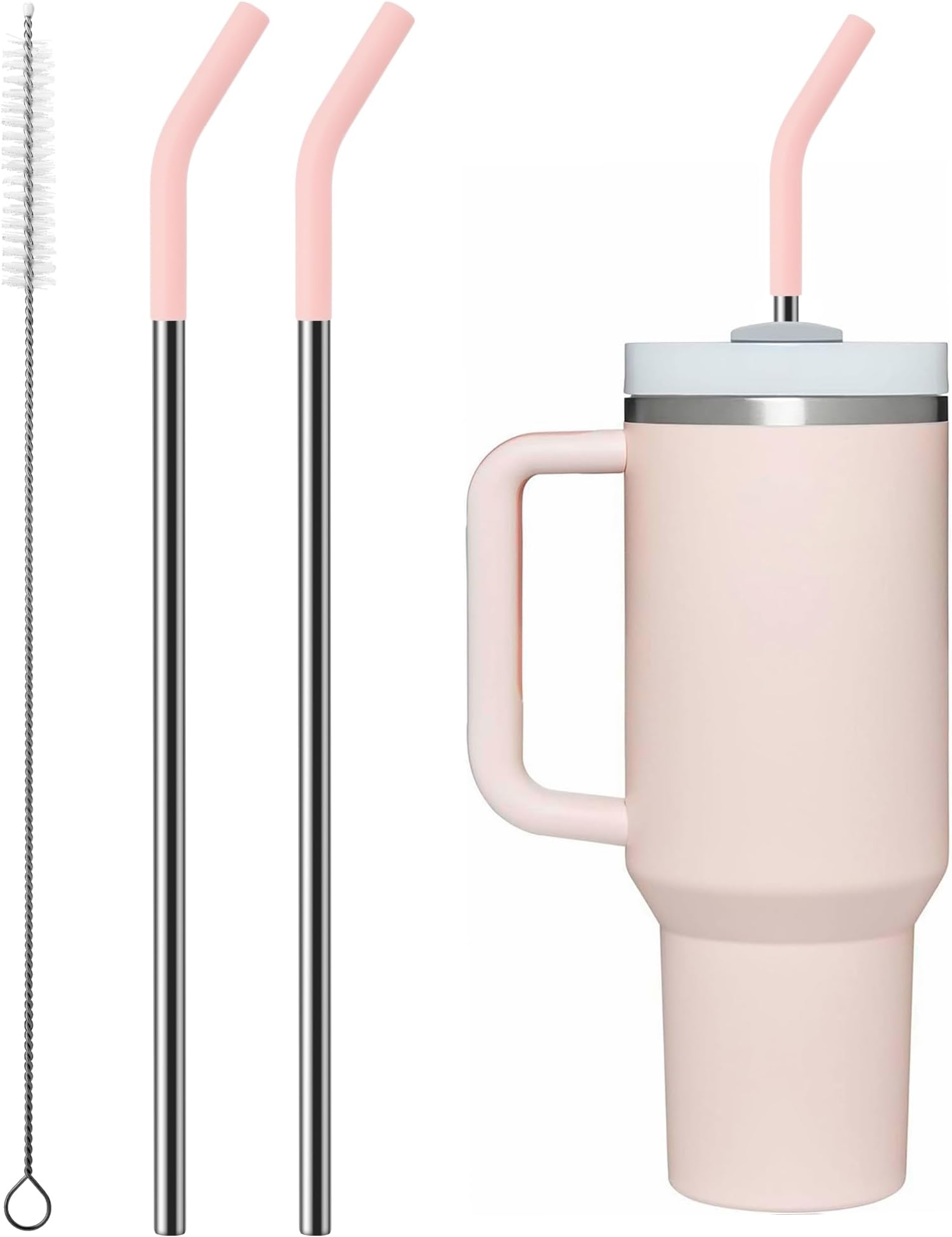 Amazon.com: Stanley Stainless Steel Straw with Extra Silicone Flower ...