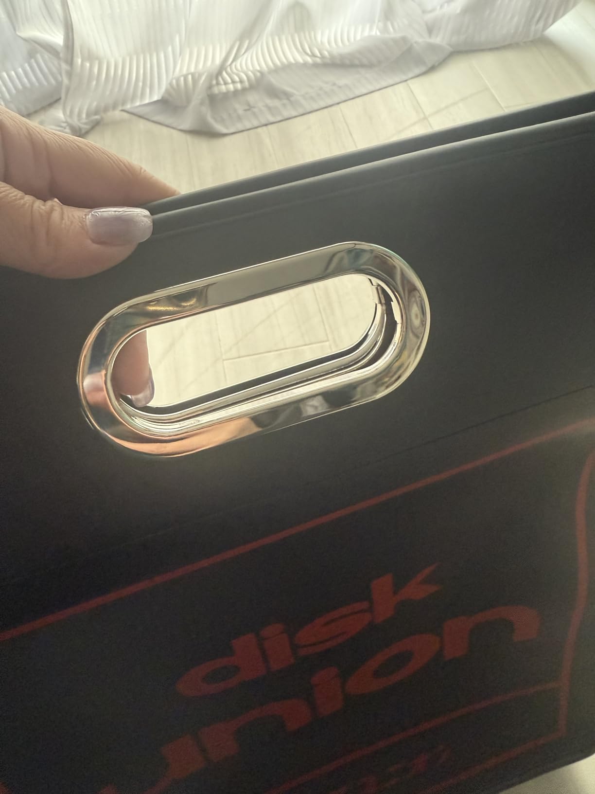 Amazon | ディスクユニオン LPキャリングバッグ(PVC) / disk union DJ レコード | diskunion | エコバッグ・買い物バッグ