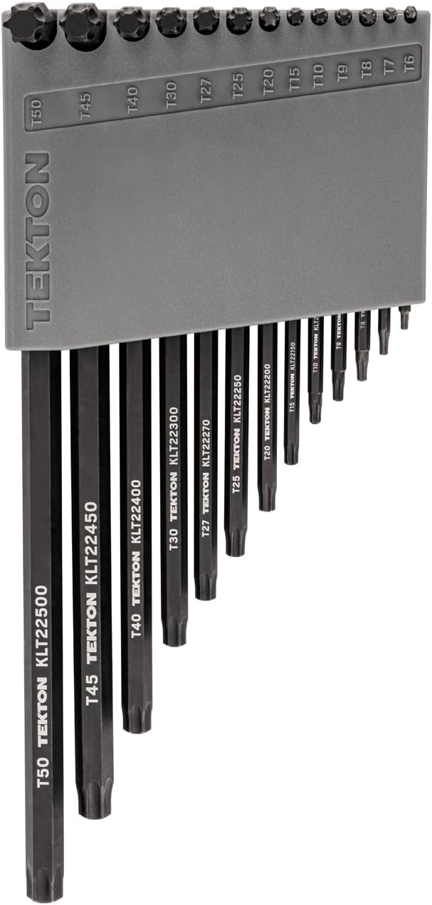 TEKTON Star L-Key Set with Holder, 13-Piece (T6-T50) | KLT91402 ...