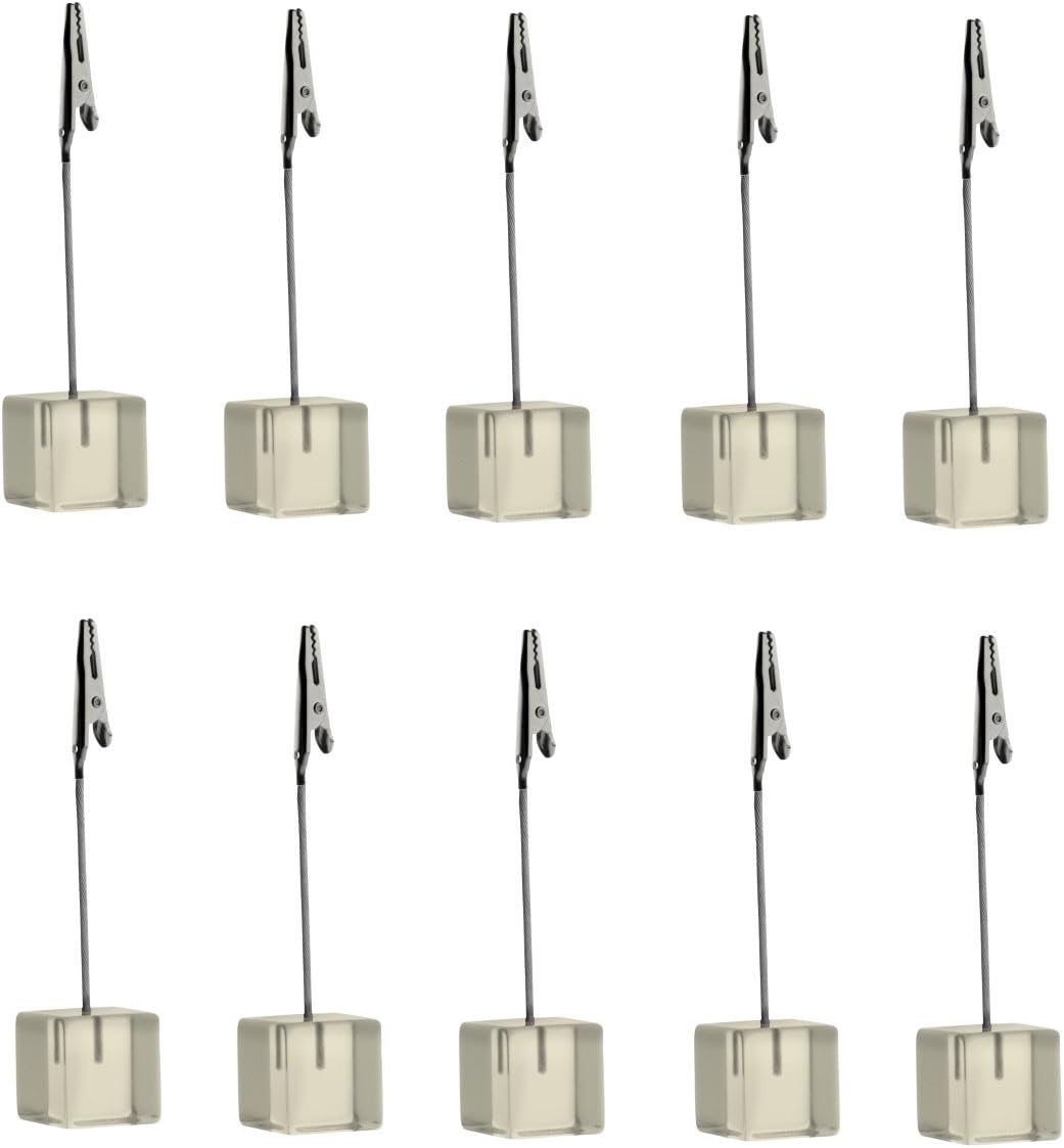 eBuyGB Pack of 10 Wedding Name Table Setting Marker Place Card Holder ...