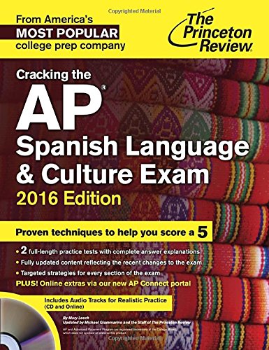 Amazon.com: Cracking the AP Spanish Language & Culture Exam with Audio ...