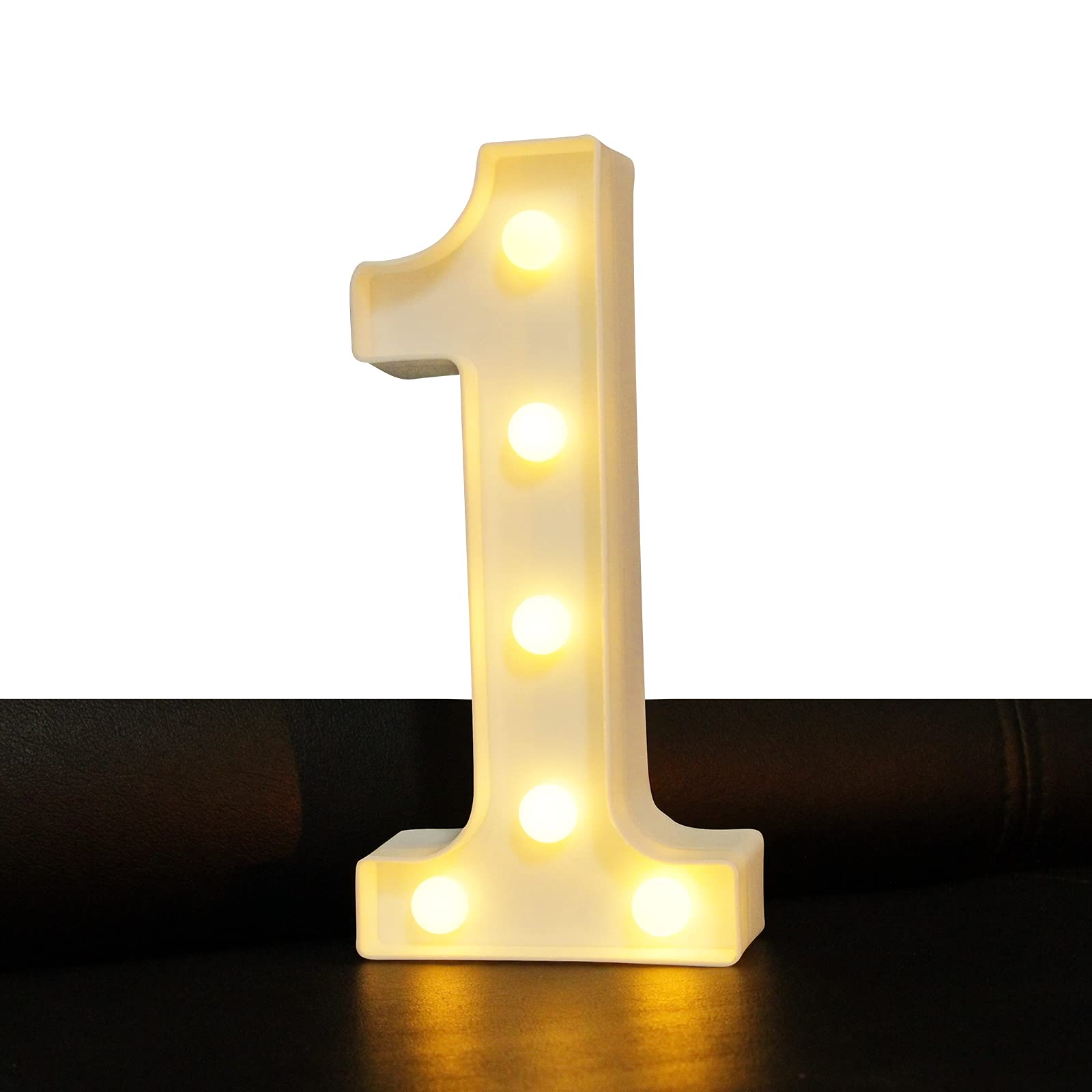 Buy LED Light Up Number Letters,Battery Powered Marquee Numbers Lights ...