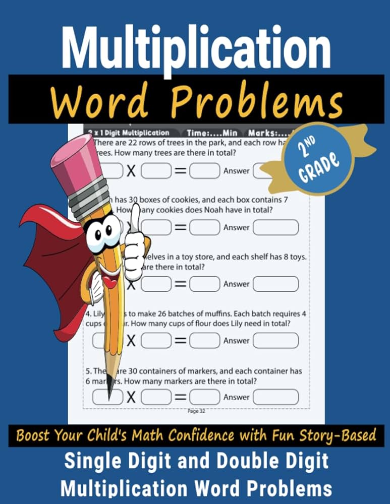Grade 2 Math Word Problems Multiplication Math For Grade 2: Solving