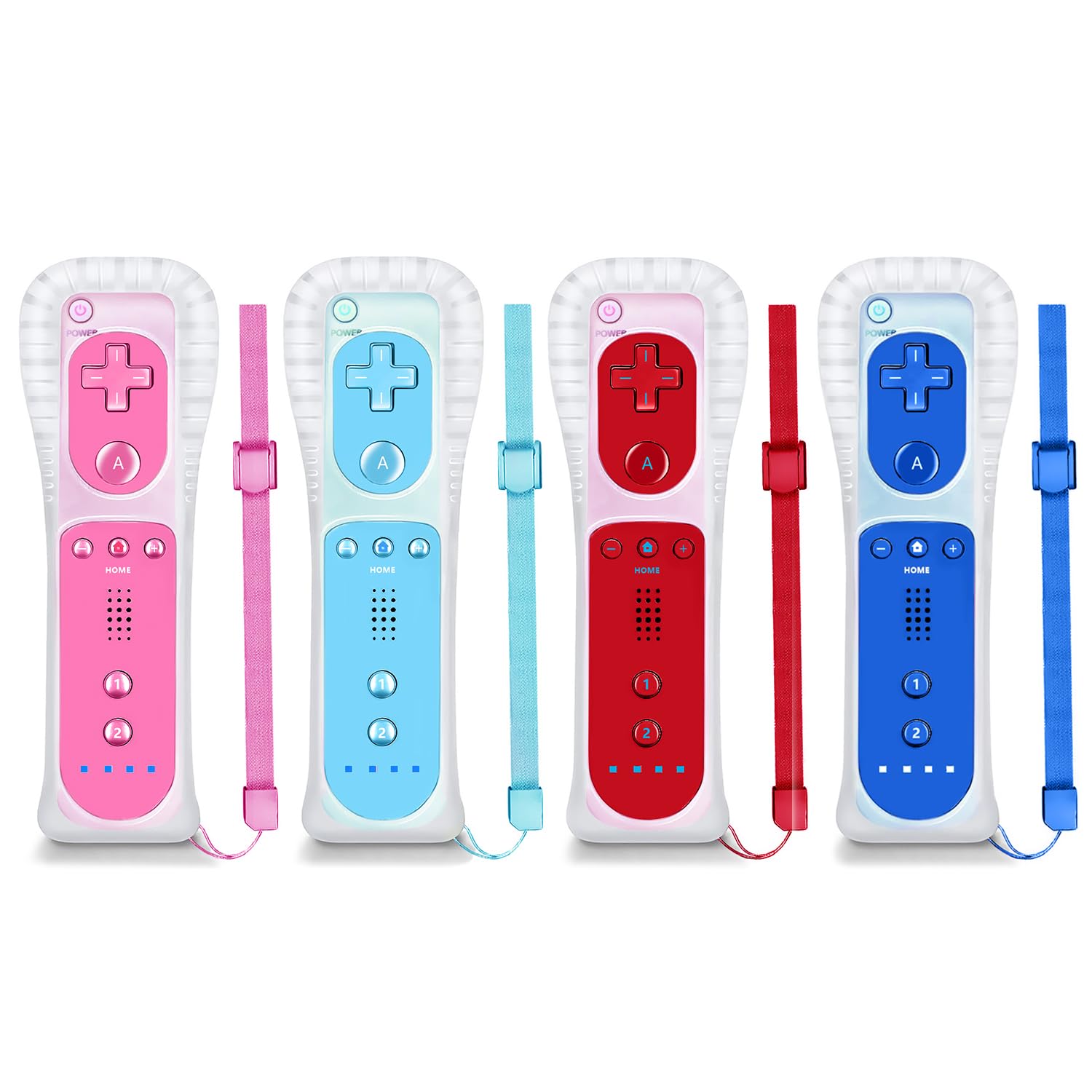 Amazon.com: NC Wii Controller 4 Pack, Replacement for Wii Remote ...