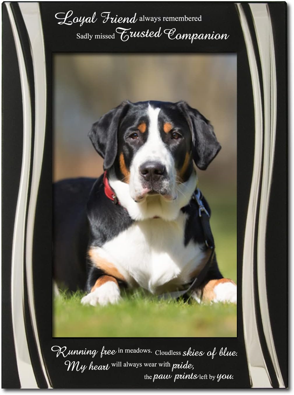Dog Bereavement Frame, Memories, Memorial, In loving Memory Silver ...