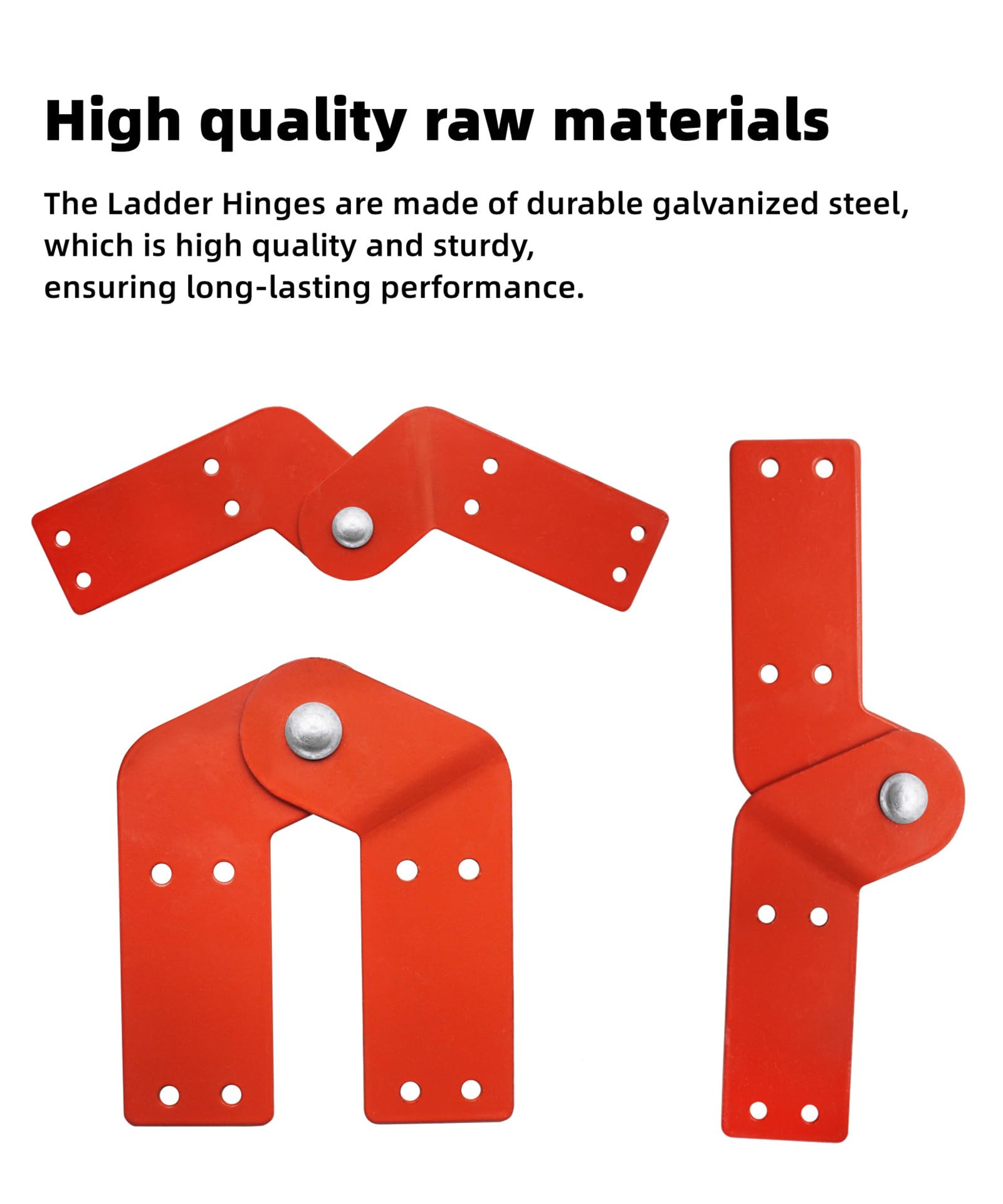 Snapklik.com : 2024 New Attic Ladder Hinge,Aluminum Step Ladder Hinge ...