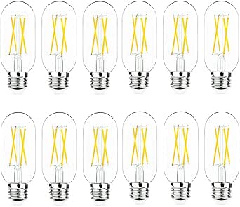 NOTOC Dimmable E26 LED Light Bulb 6W,Equivalent 60W,E26 Tubular Light ...
