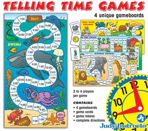 Amazon | Telling Time Games | School Specialty Publishing | Board Games