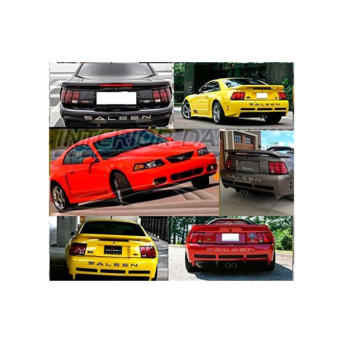 Buy Exterior Rear Bumper Letters Emblem Inserts Indentation Tailgate ...