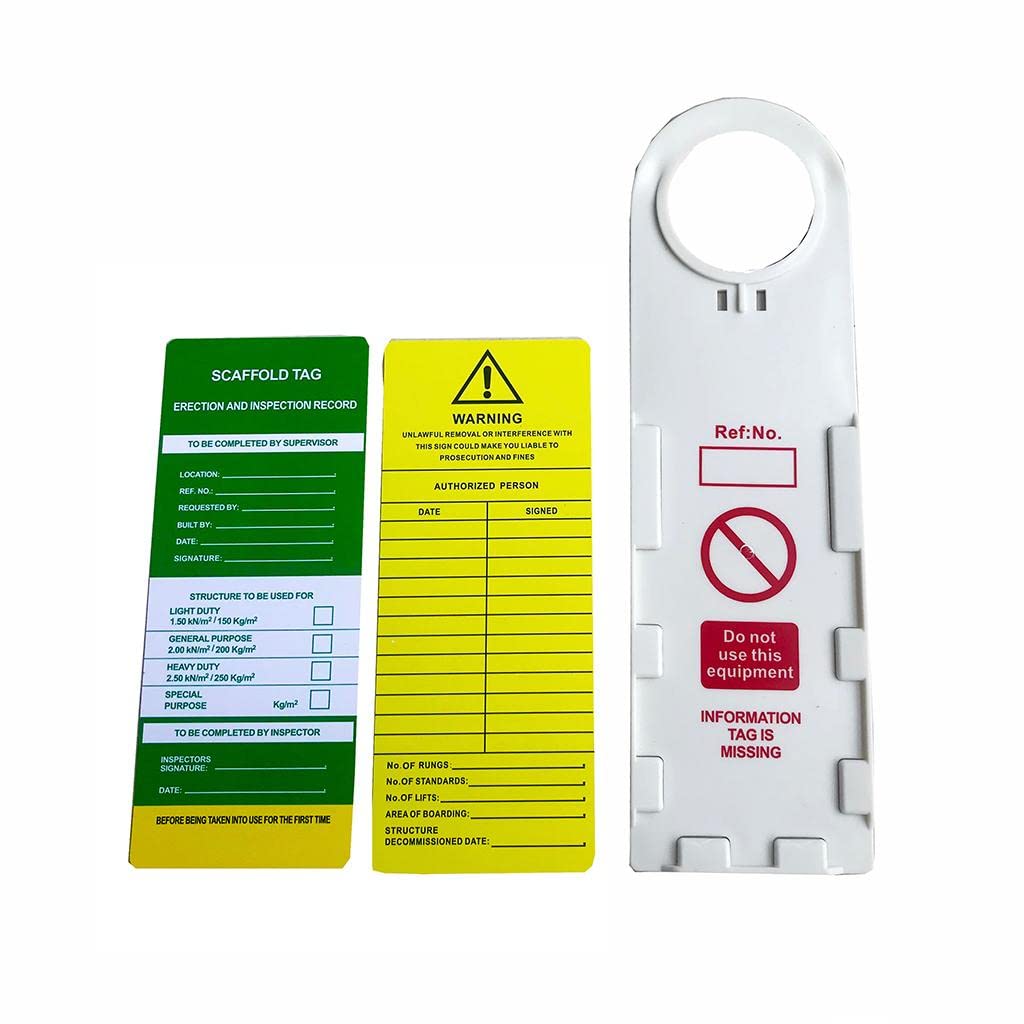 Buy GIANTE Security Accident Prevention Tag & Holder Safety Scaffolding ...