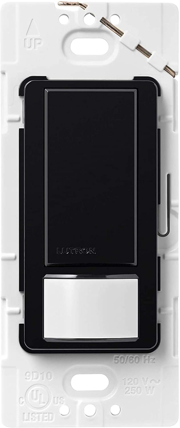Brandclub - Lutron Maestro Motion Sensor Light Switch for Bathroom, Garage, Laundry Room, and ...