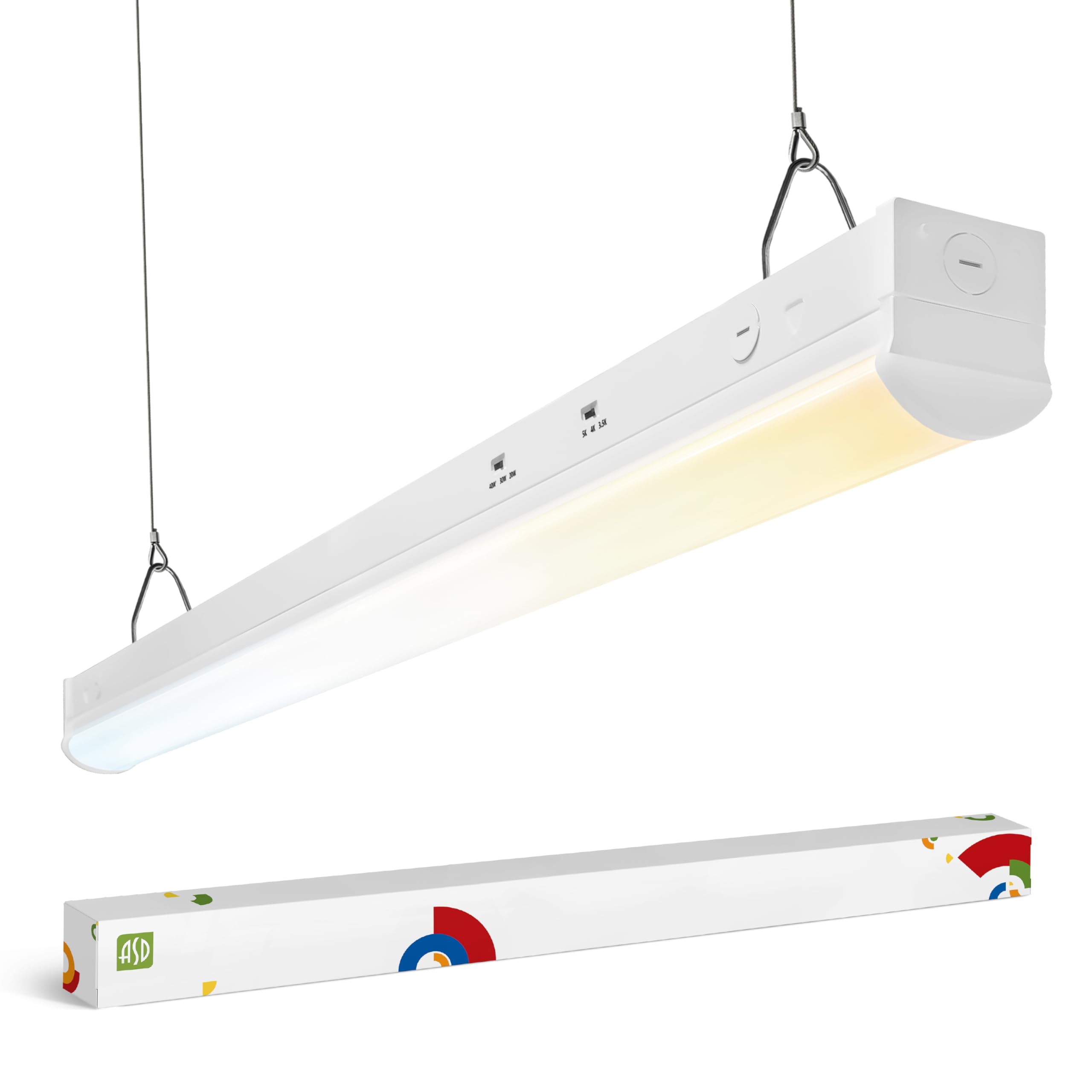Snapklik.com : 4ft LED Linear Strip Light Fixture - 20W-40W 5866LM ...
