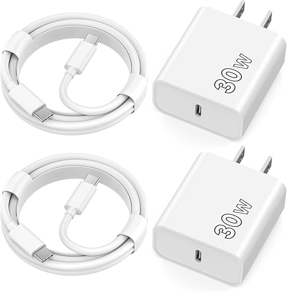 Amazon.com: [MFi Certified] iPhone 17 Charger Fast Charging, 2 Pack 30W ...