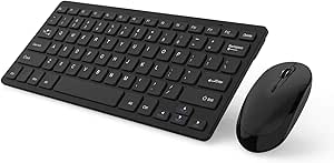 Amazon.com: Wireless Keyboard and Mouse Combo, Compact Quiet Small ...