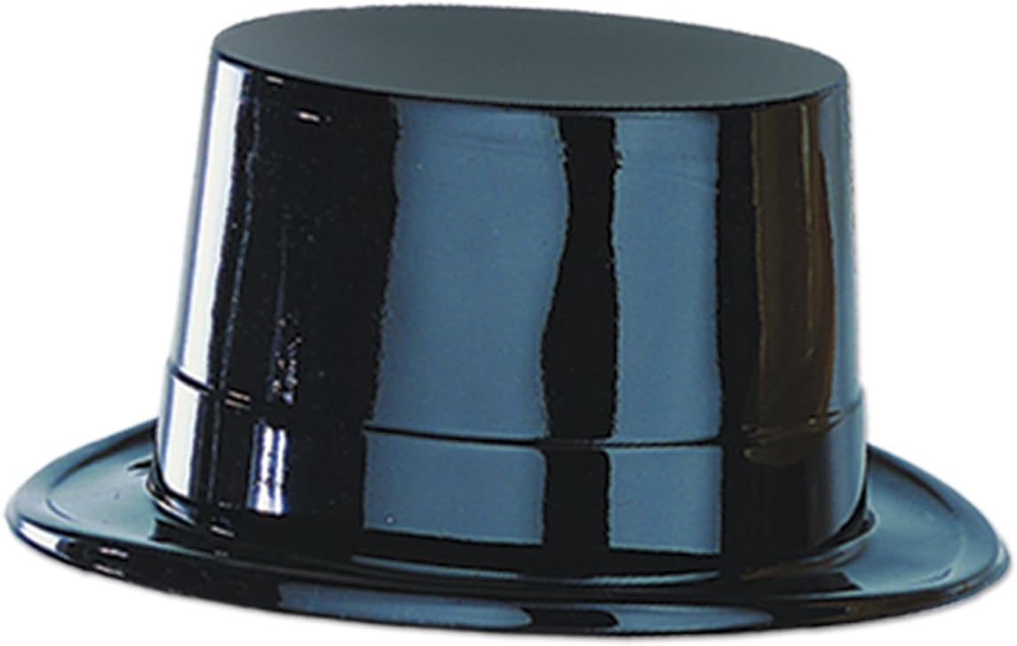 Amazon.com: Beistle Plastic Topper, 24 Hats, Black : Home & Kitchen