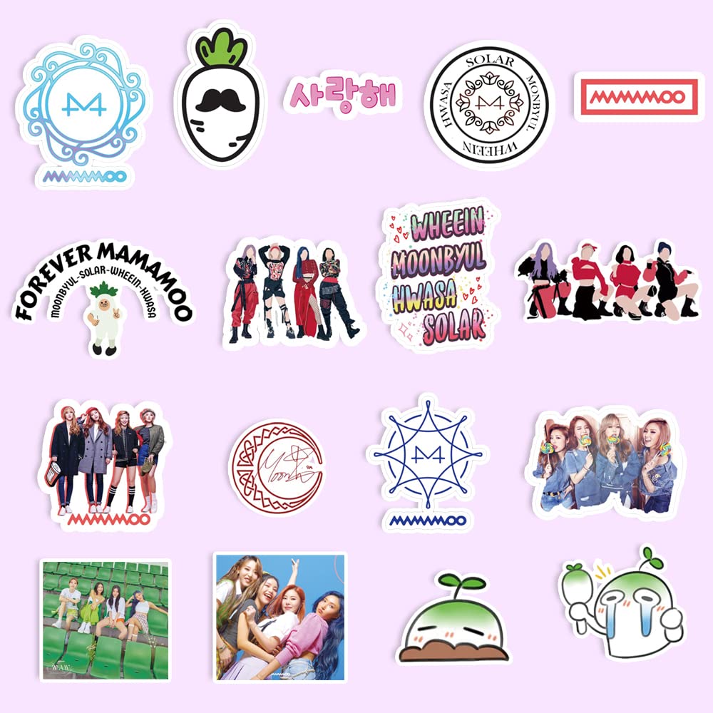 Buy YOGGOO MAMAMOO Sticker Pack 100Pcs MAMAMOO Cartoon Sticker The Best ...