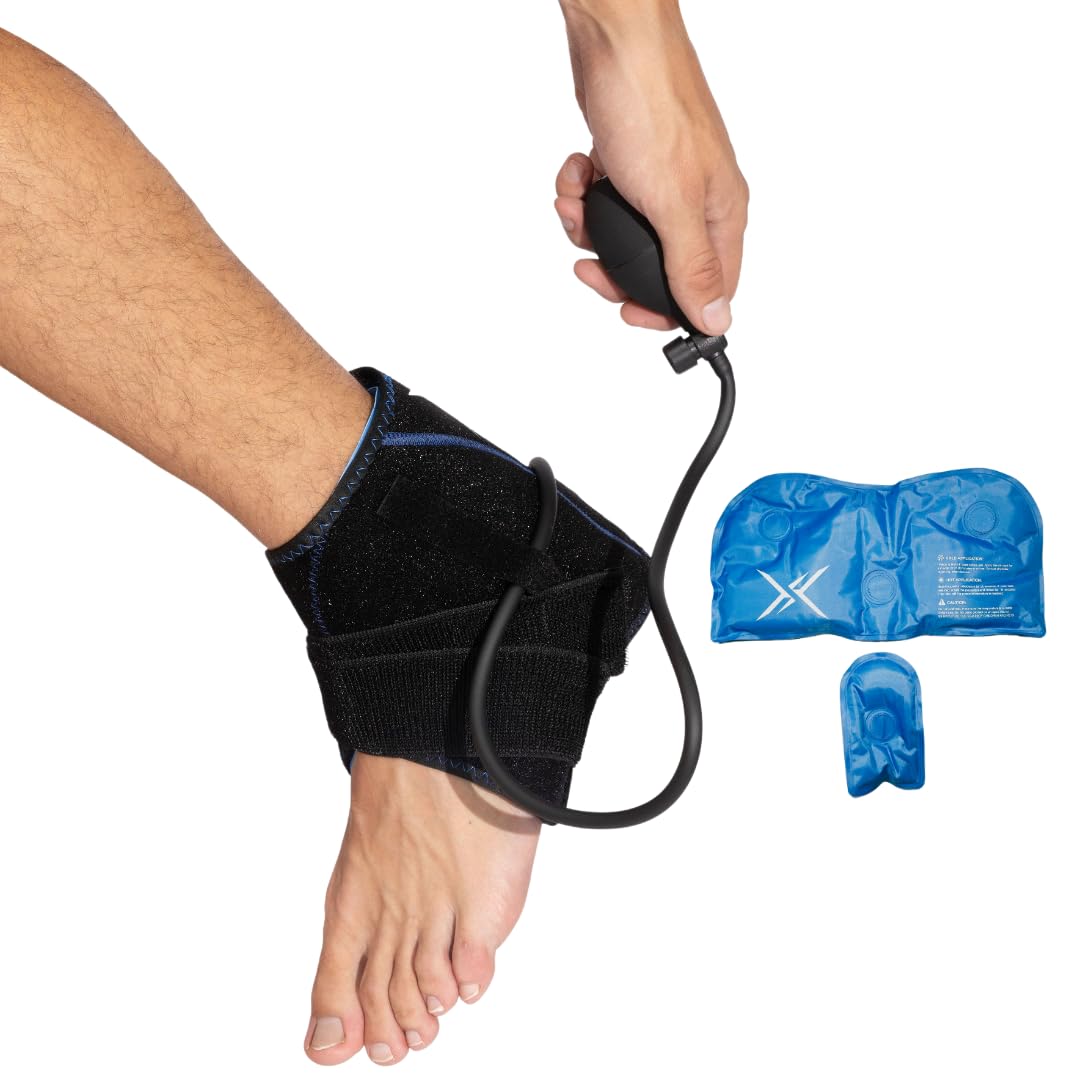 Amazon.com: Compression Ankle Ice Pack - Ice Compression Ankle Wrap for ...