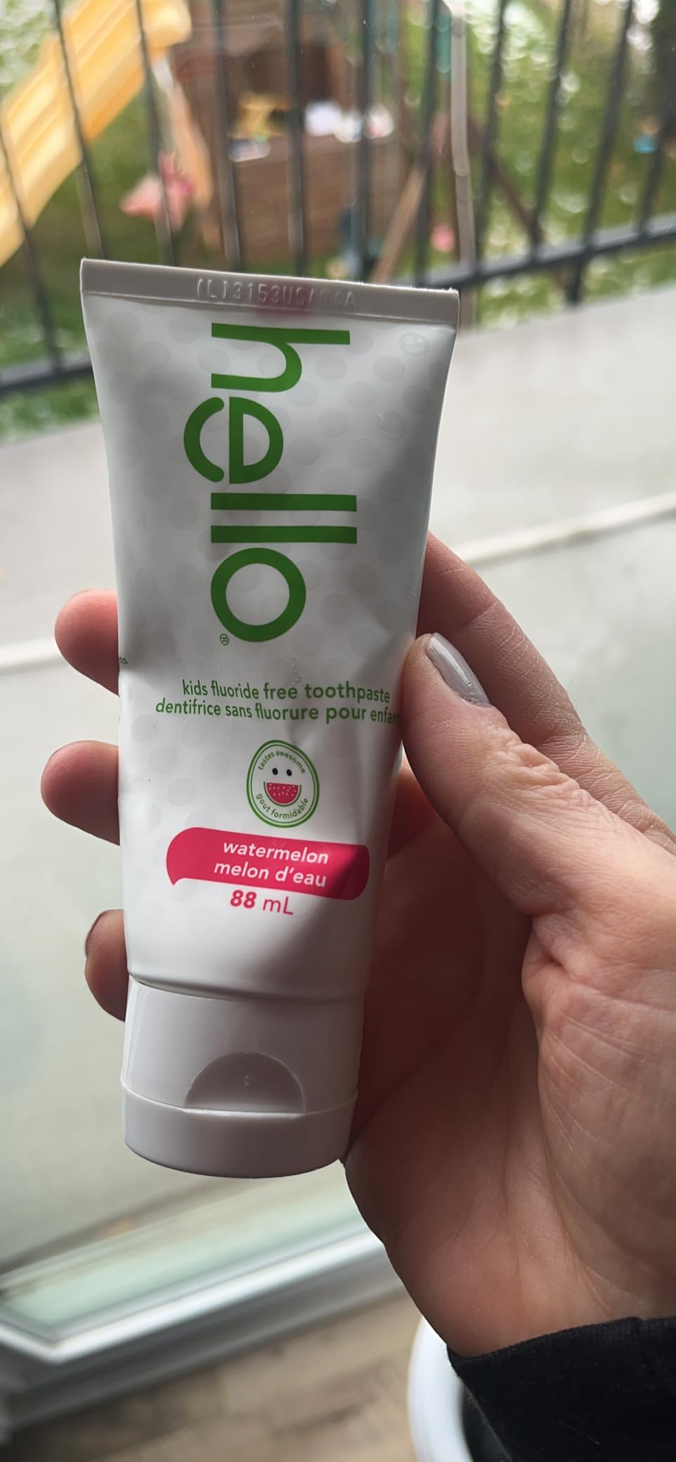 Hello Watermelon Flavour Fluoride Free Kids Toothpaste, Vegan, SLS Free ...