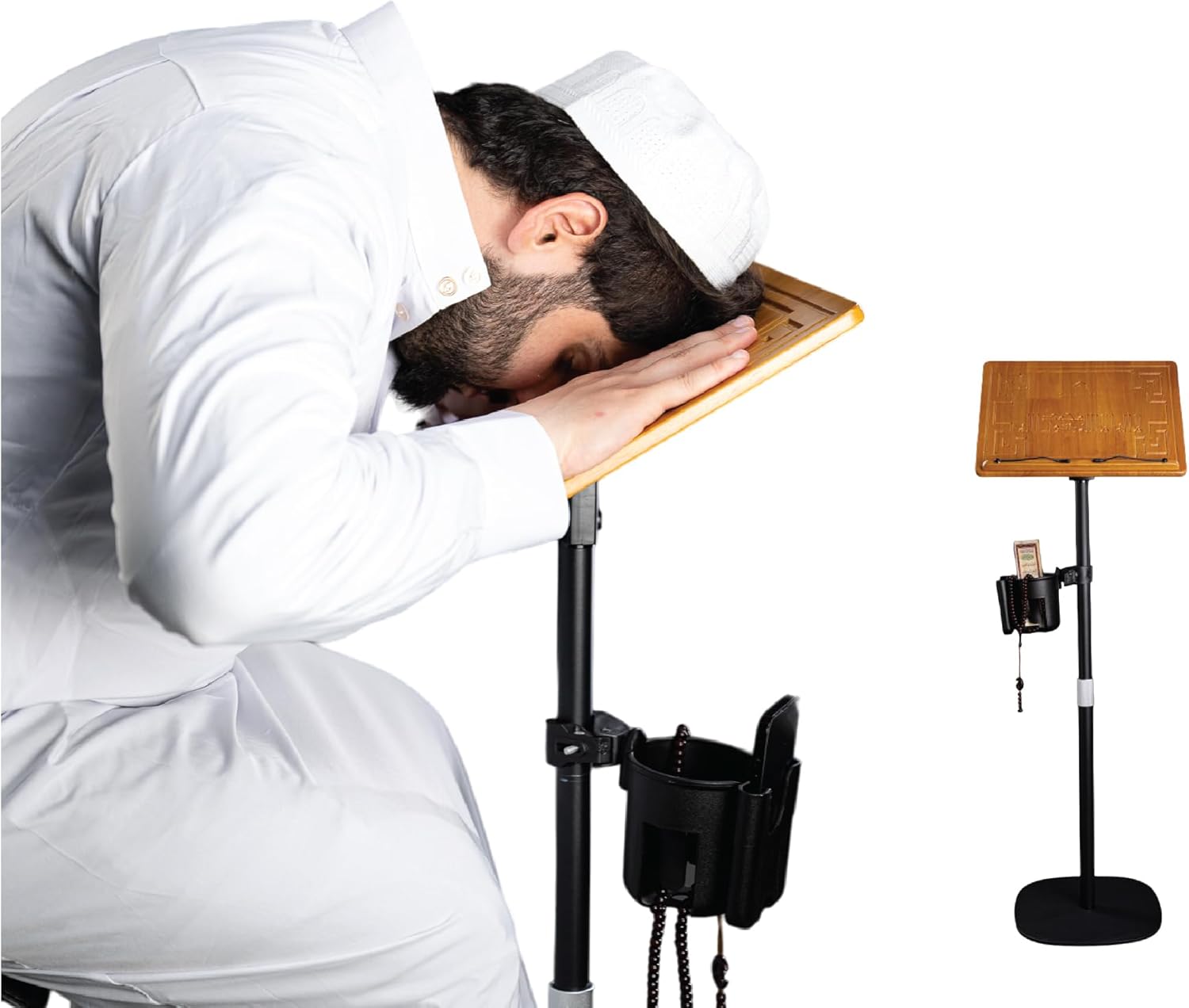 Amazon.com: Islamic Prayer Table for Elderly Muslim Prayer Desk for ...