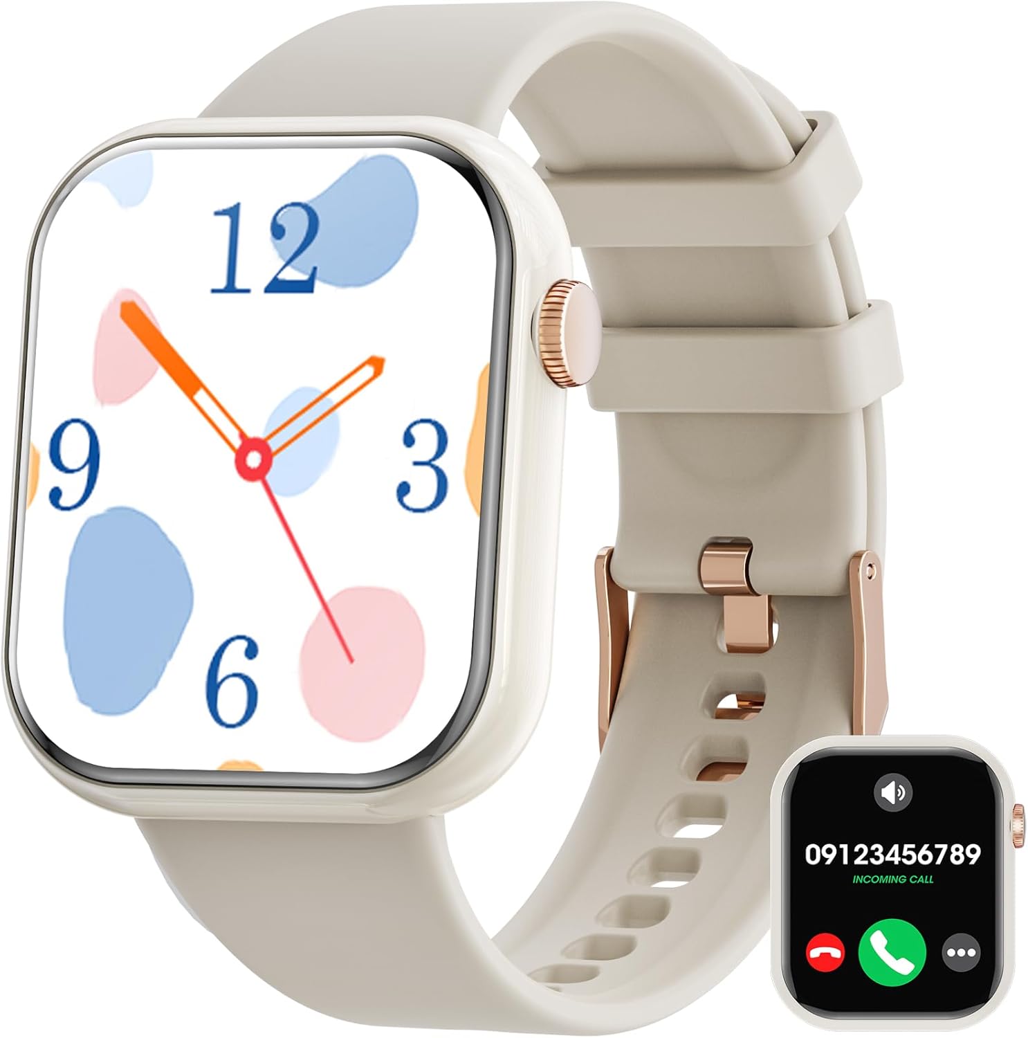 Smart Watch, Bluetooth Call Smartwatch for Men and Women,Monitoring ...