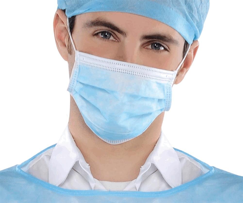 Amazon.com: Amscan Surgeon Mask Halloween Costume Accessory for Adults ...