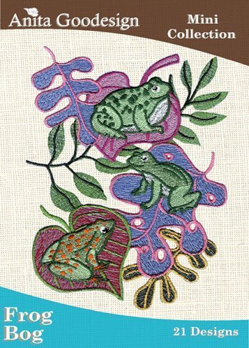 Frog Machine Embroidery Designs | Free Embroidery Patterns