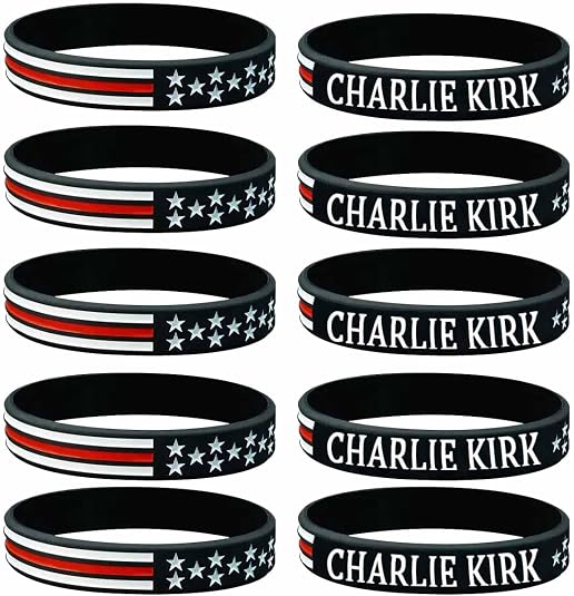 Amazon.com: Charlie Kirk Merch Right Wing Revolution Bracelet Patriot ...