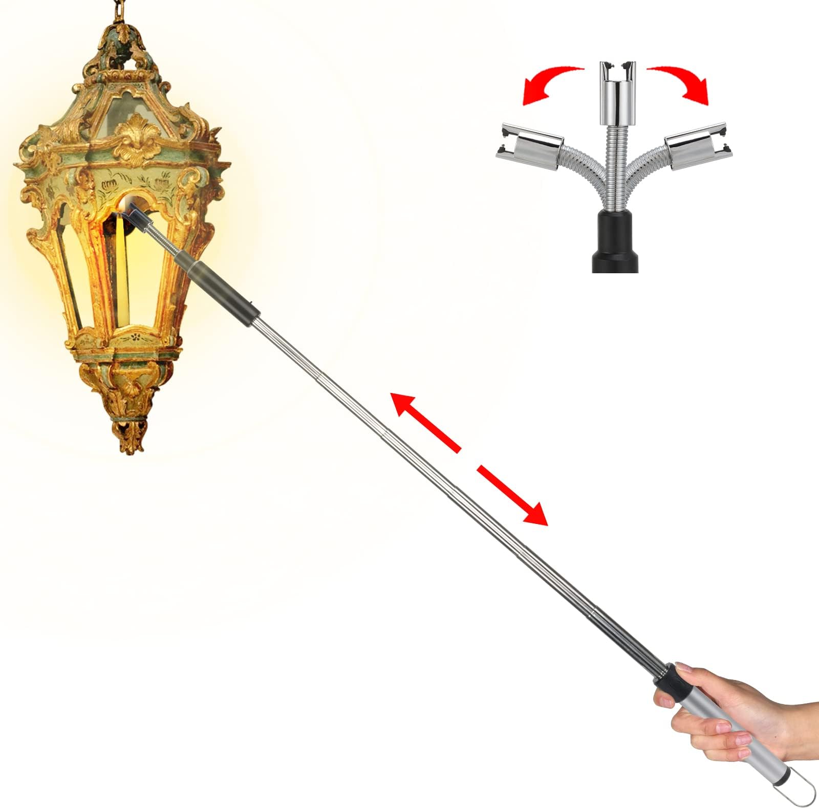 Amazon.com: GRILLMATIC Windproof, Rechargeable, Flexible Neck, Lithium ...