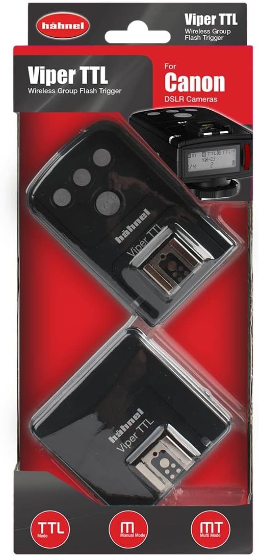 Hähnel – Viper TTL – Transmitter – Receiver – Set for Canon – Wireless ...