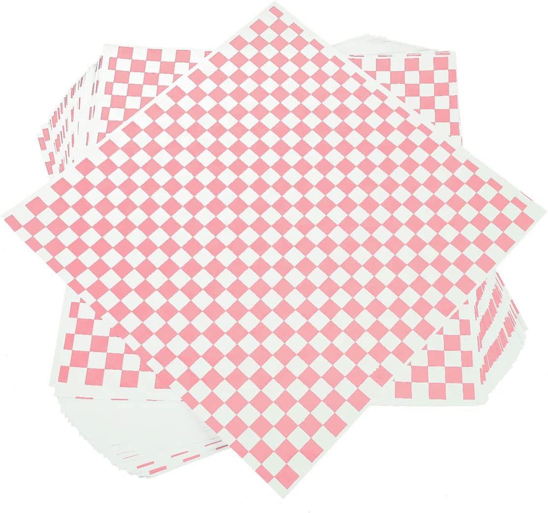 Amazon.com: Hemoton 50 Sheets Dry Waxed Deli Paper Sheets Paper ...