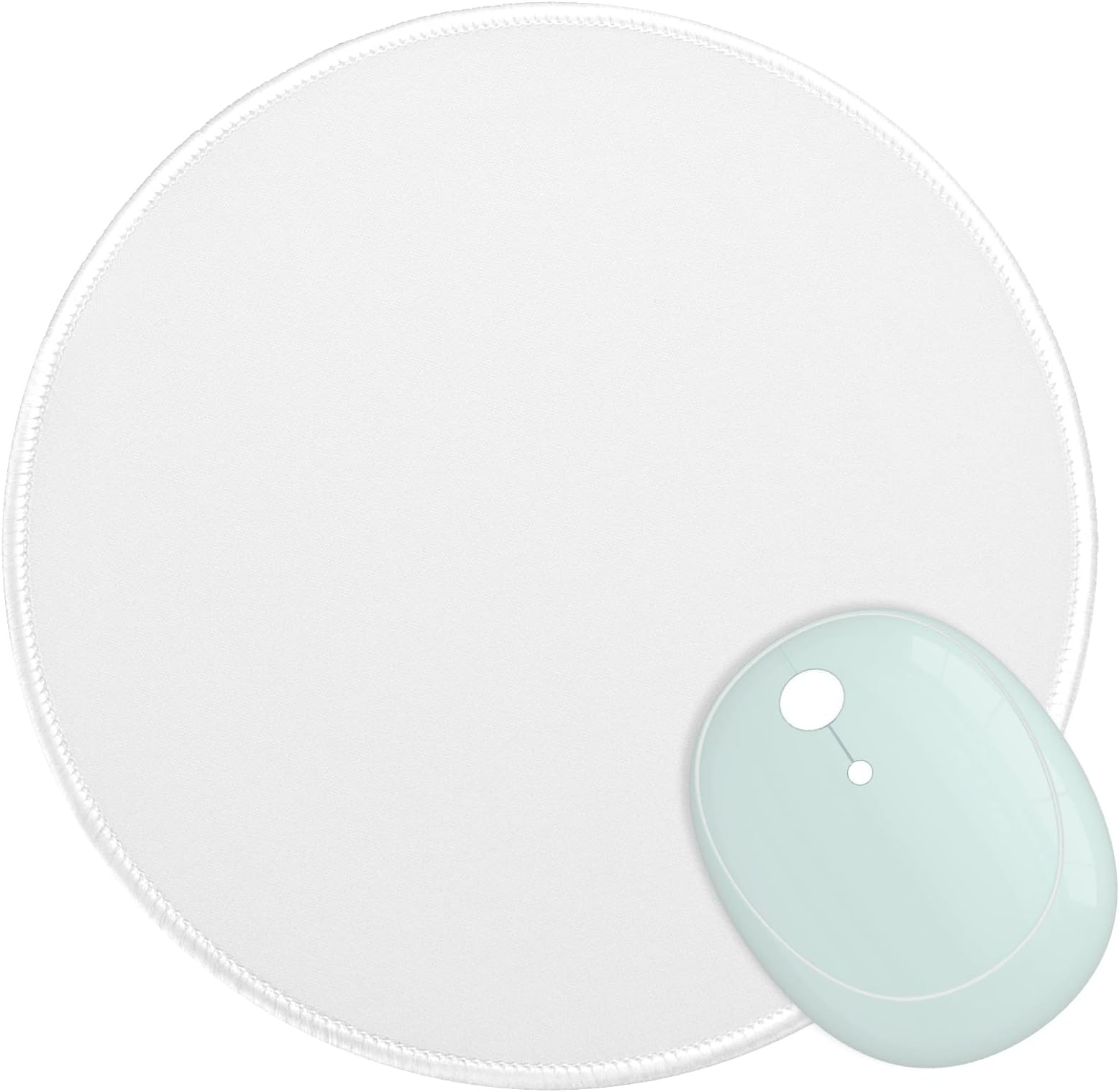 Amazon.com: Quality Selection Mouse Pad White Non-Slip Rubber Base ...