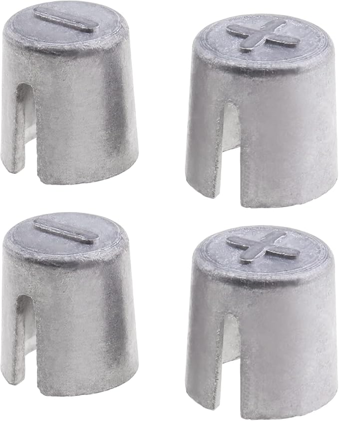 ECSiNG 2 Pair Battery Terminal Converter Post Adaptors Sleeves Battery ...