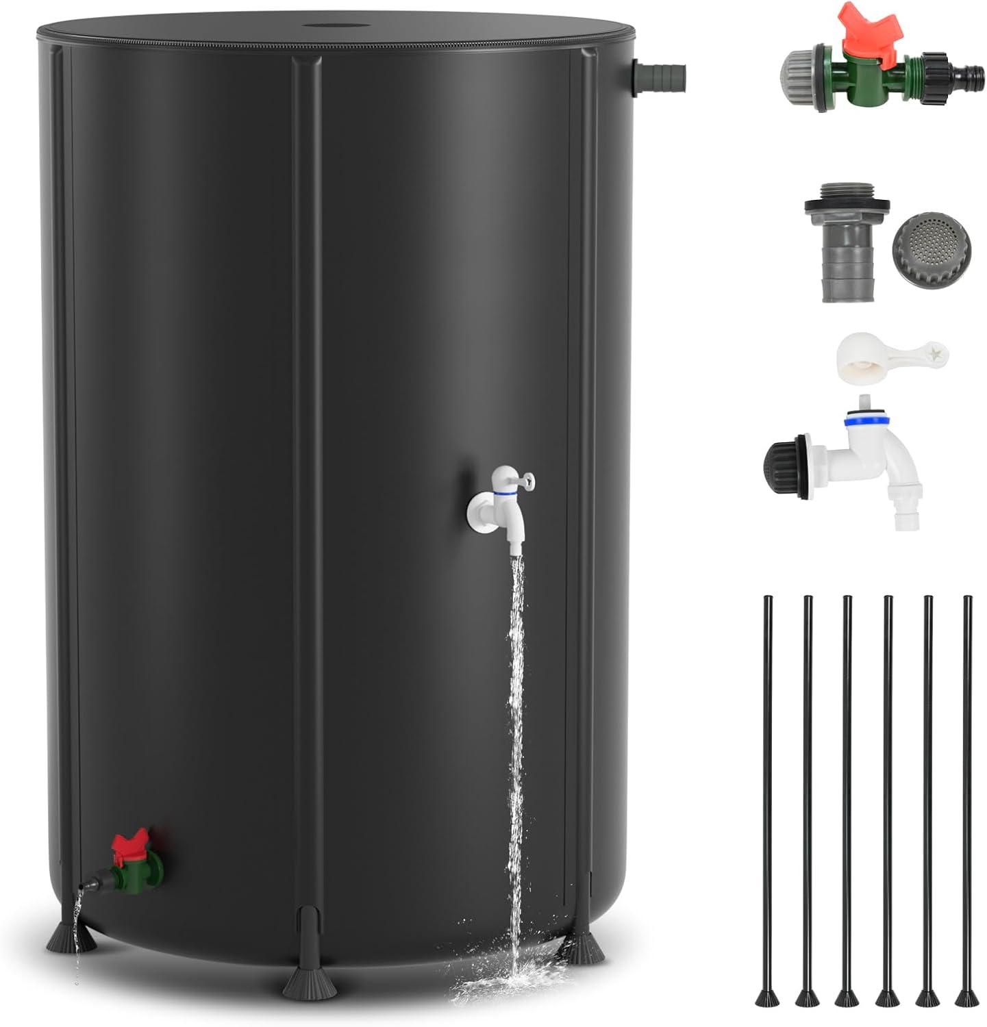 Amazon.com : NAIZEA Collapsible Rain Barrel, Portable Water Storage ...