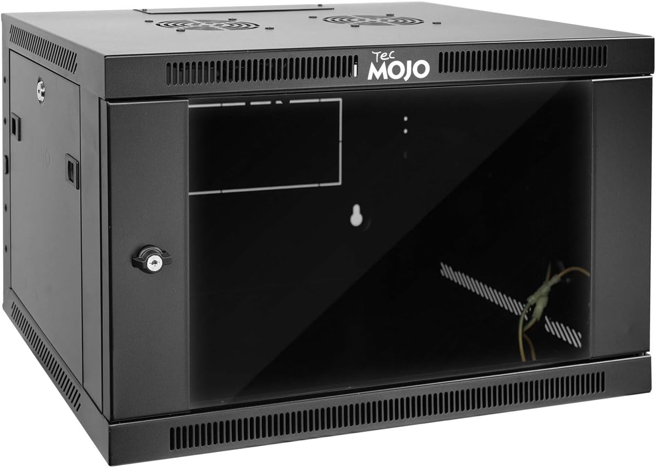 Amazon.com: RackPath 2U Vertical Wall Mount Rack - Heavy Duty 125lbs ...