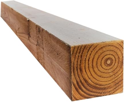 Snowdon Timber Garden FP3310 Treated 3x3" Fence Post (H) 3.0m (W) 75mm ...