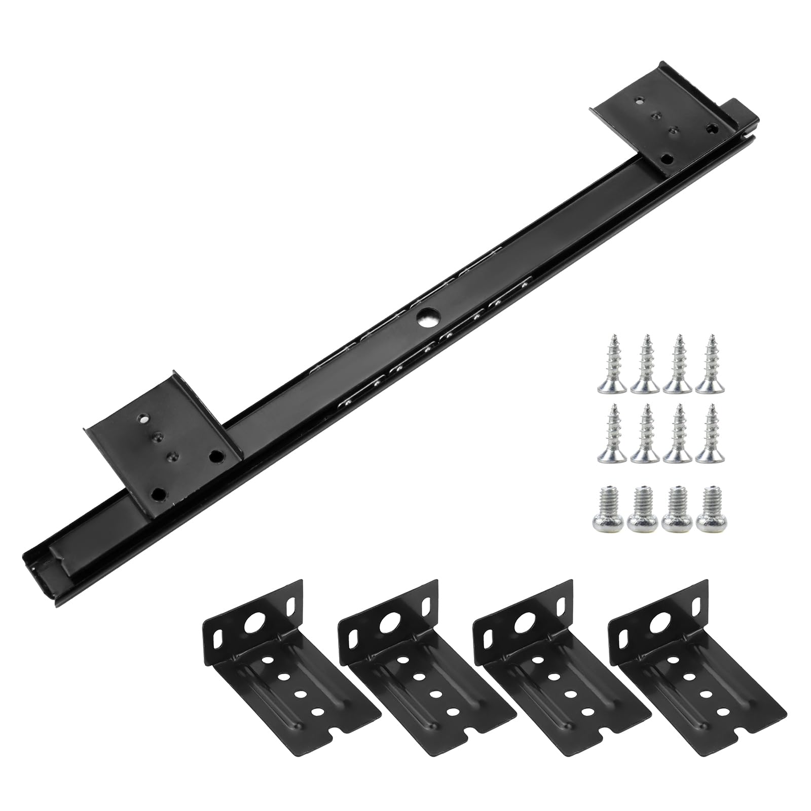 Snapklik.com : KUMGROT Black Keyboard Slide 14 Inches Keyboard Tray ...