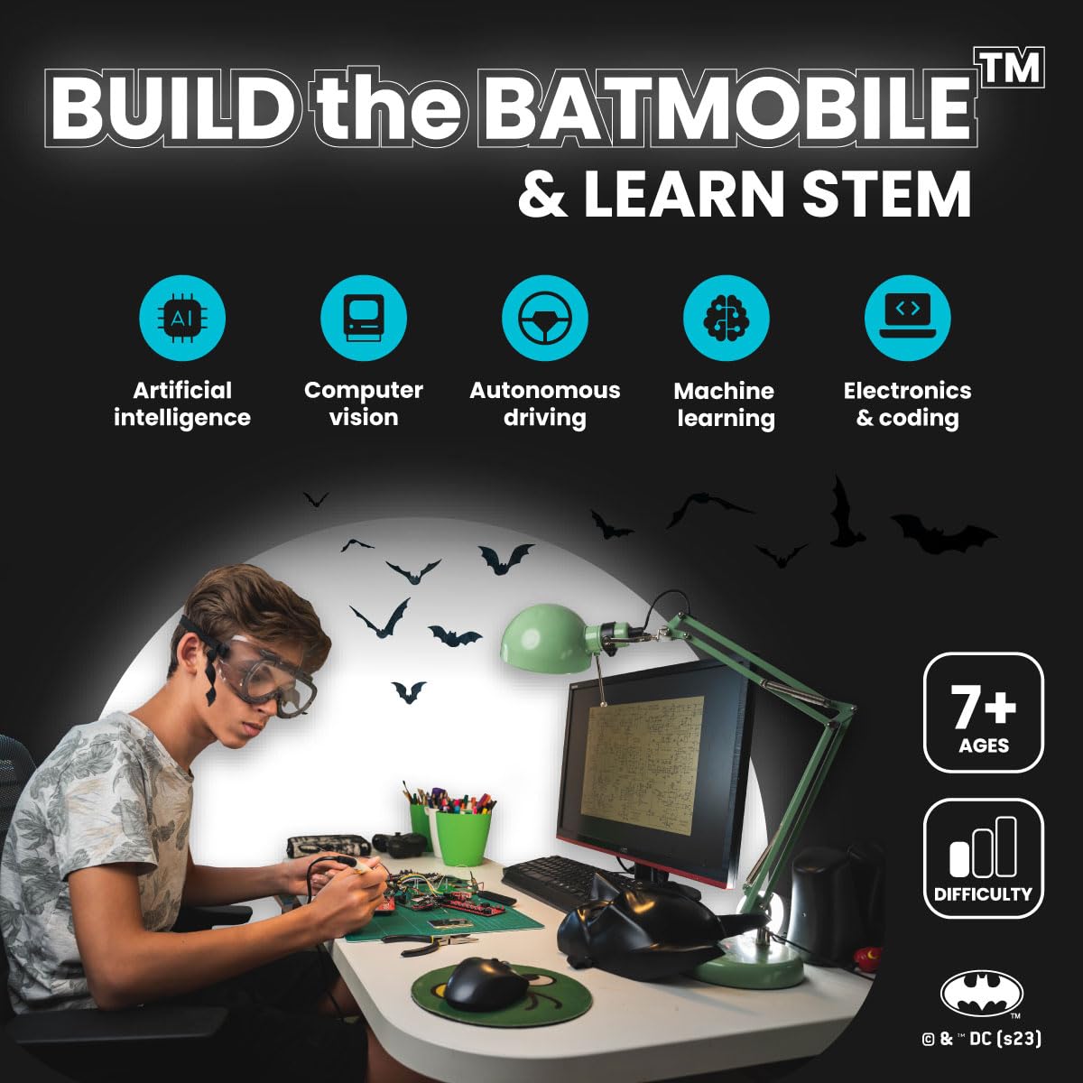 Snapklik.com : CIRCUITMESS Kids STEM Toys Electronics Kit Ages 11 ...