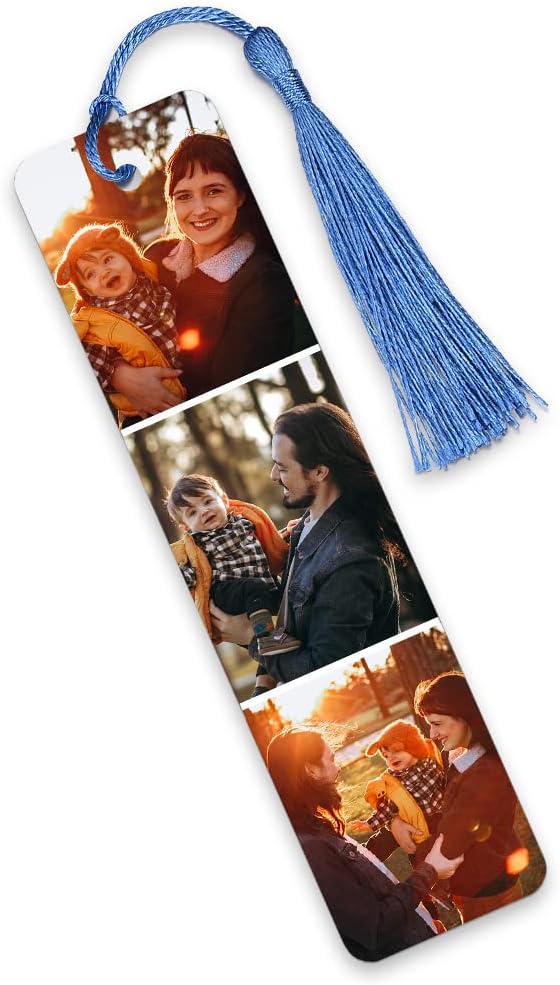 Amazon.com: ZUYUSO Personalized Colorful Picture Frame Bookmark Custom ...