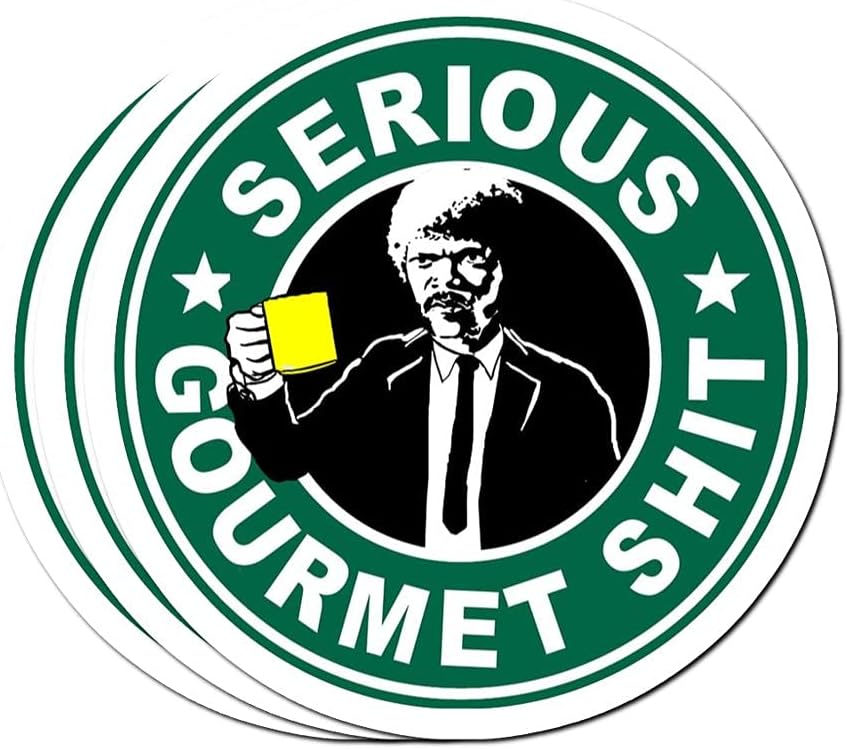 Amazon.com: WillettaStore Serious Gourmet Shit Stickers (3 Pcs/Pack ...