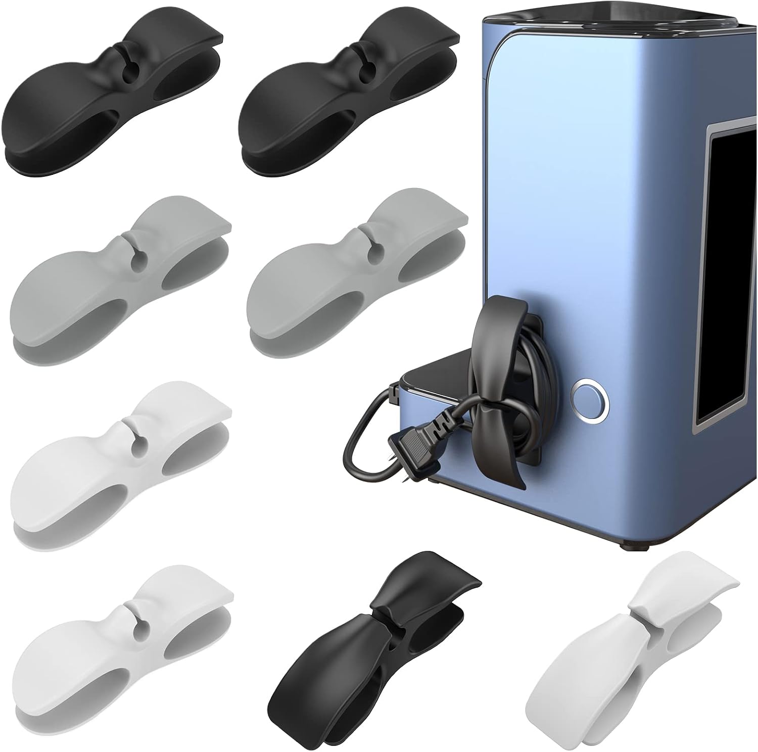 8 Stück Kabel Organizer für Geräte - Kitchen Cable Organiser ...