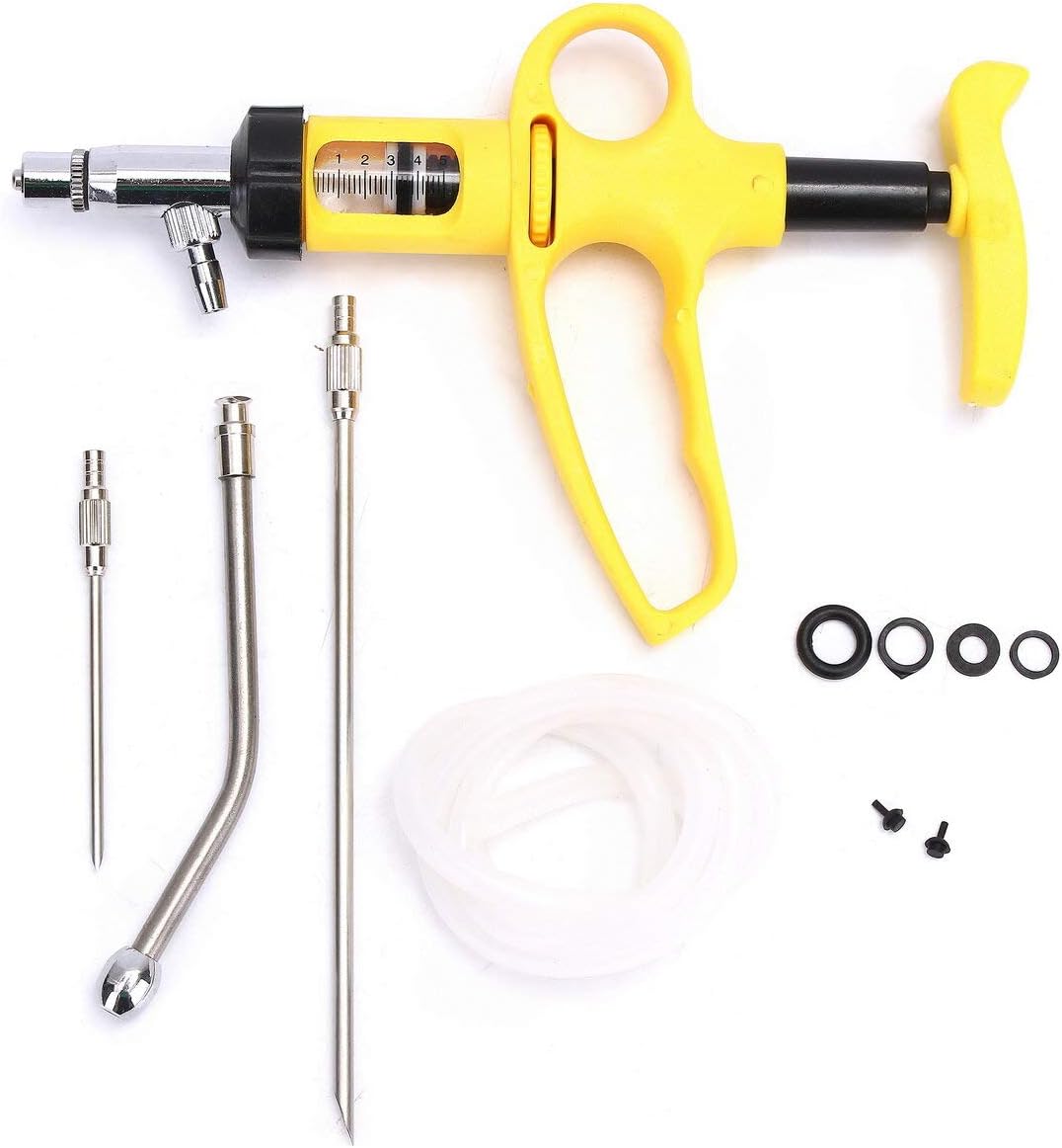 Amazon.com: FXIXI 5ml Continuous Injection Vaccinator Needle Gun Cattle ...