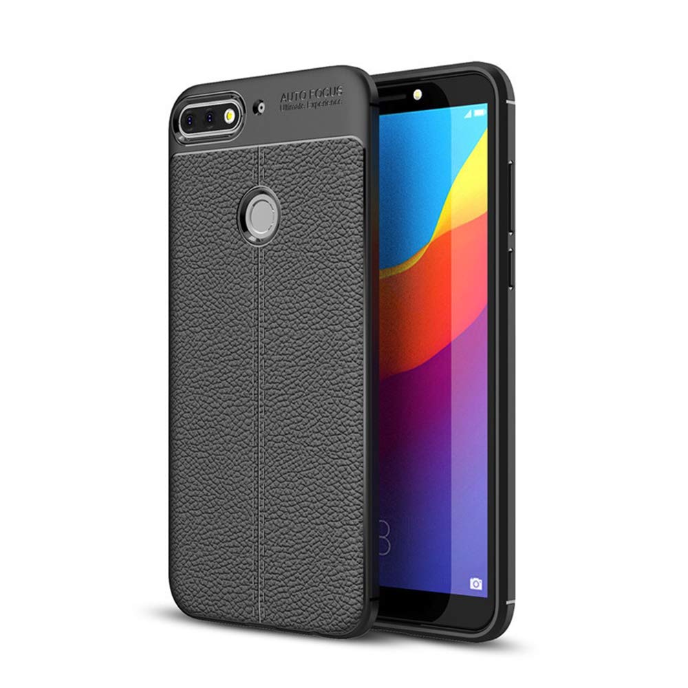 XTRON Back Cover for Honor 7C | Leather Pattern Mobile Phone Soft ...