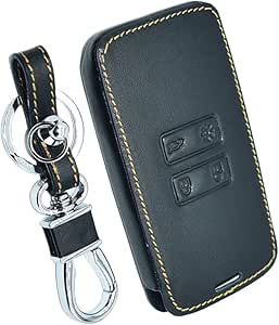 OTMIK Leather Car Key Cover Protector for Renault Captur Koleos Kadjar ...