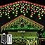 Amazon.com : Ollny Icicle Lights for Outside 396LED 32FT, Red and Green ...