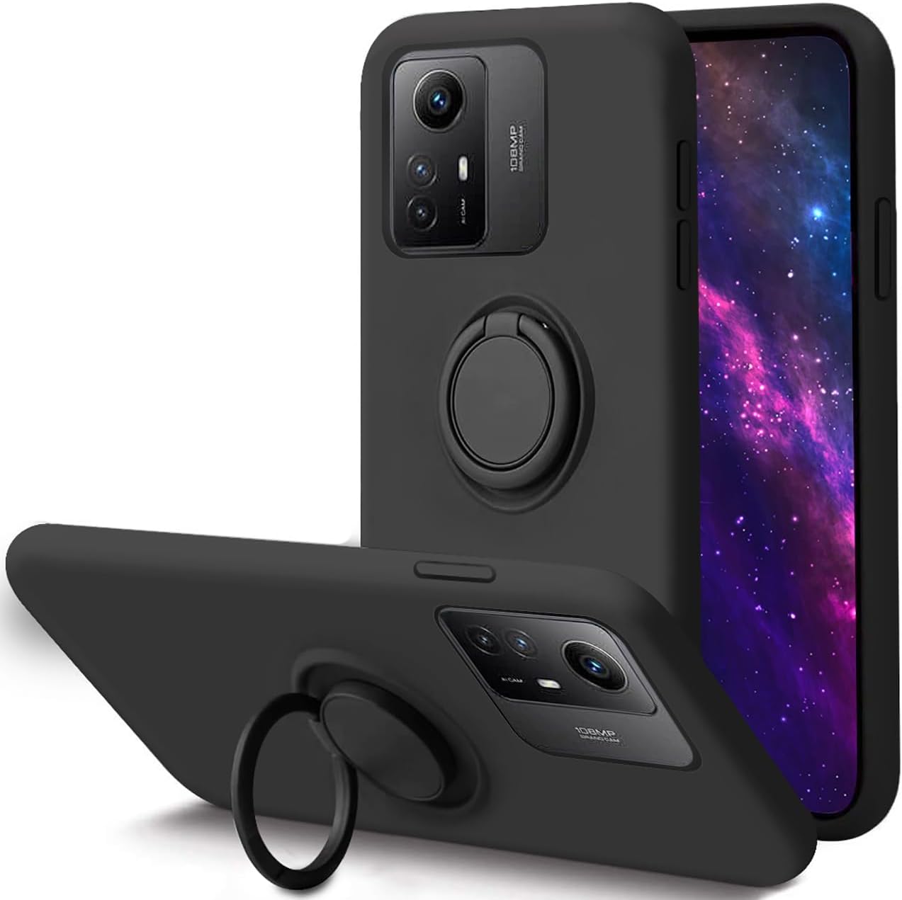 Amazon.com: Case for Redmi Note 12S 4G Silicone Liquid,Soft Gel ...