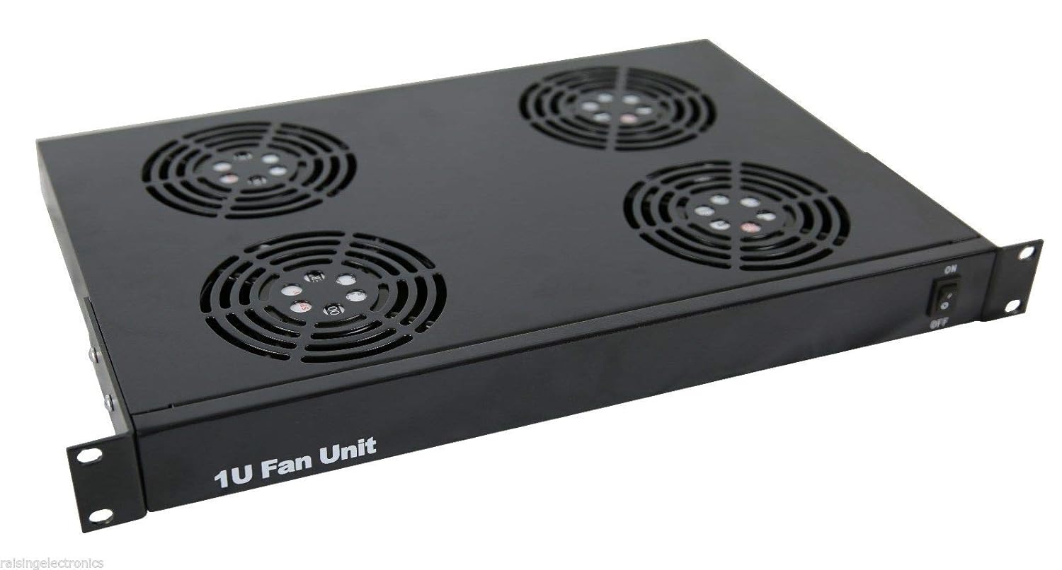 RAISING ELECTRONICS 1U Rack Mount Fan Unit with 4 Philippines | Ubuy
