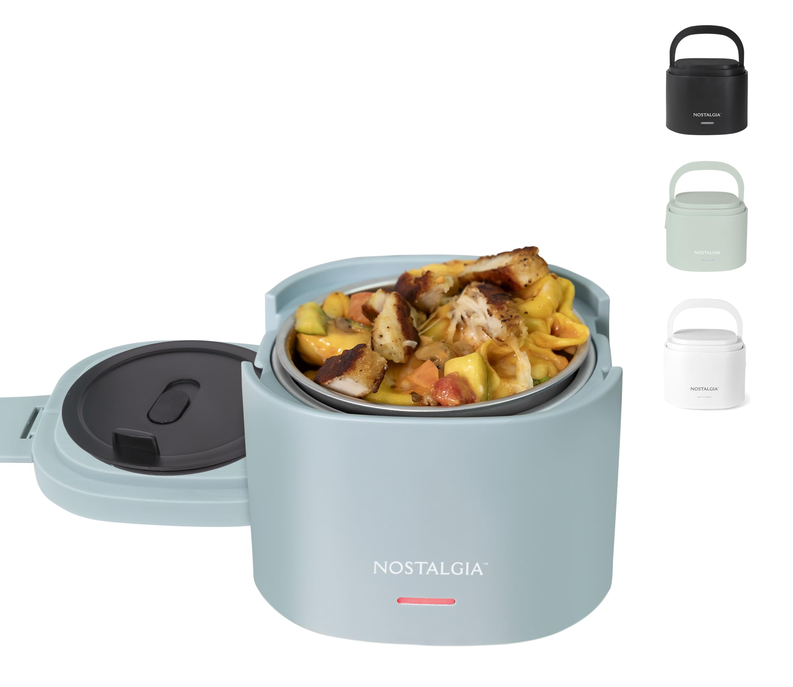 Amazon.com: Nostalgia Portable 20-Ounce Electric Heated Lunch Box ...