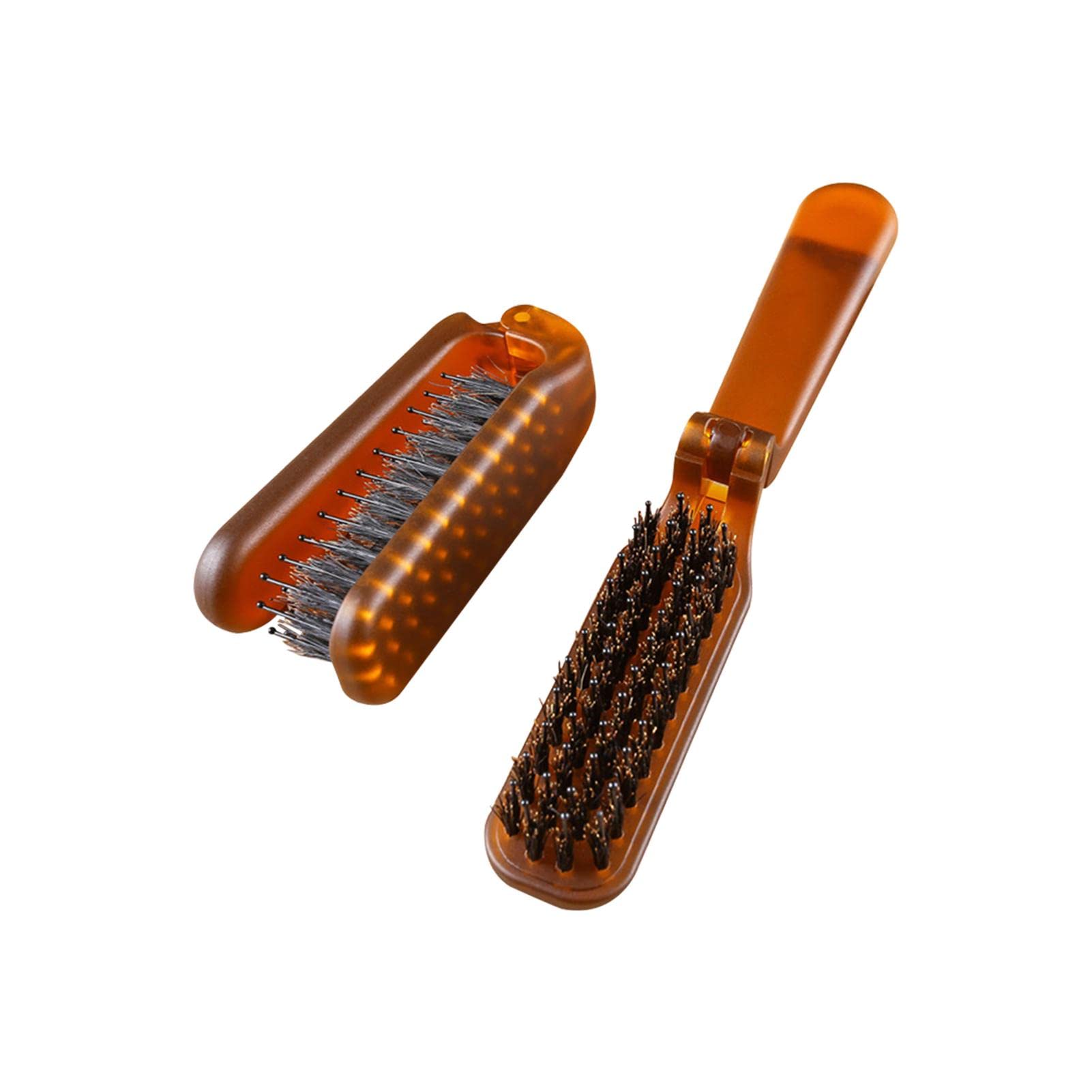 Amazon.com : 2 Pcs Folding Brush and Comb Set, Anti-Static Range Hair ...