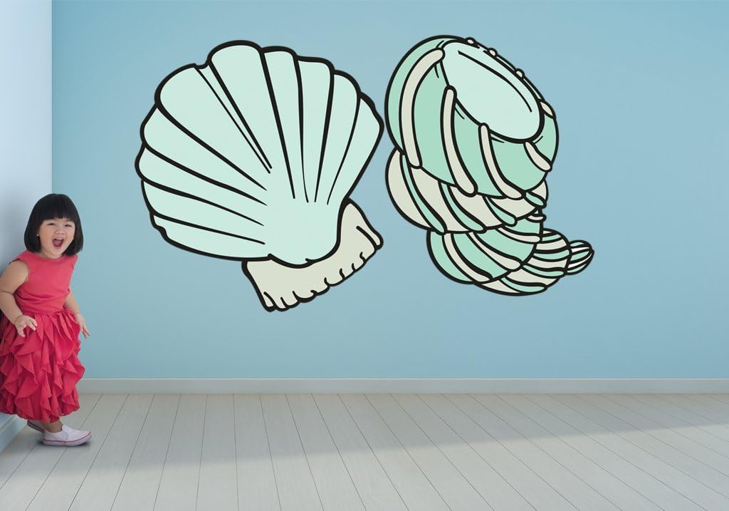 Amazon.com: Sea Shells Wall Art Decals Stickers : Tools & Home Improvement